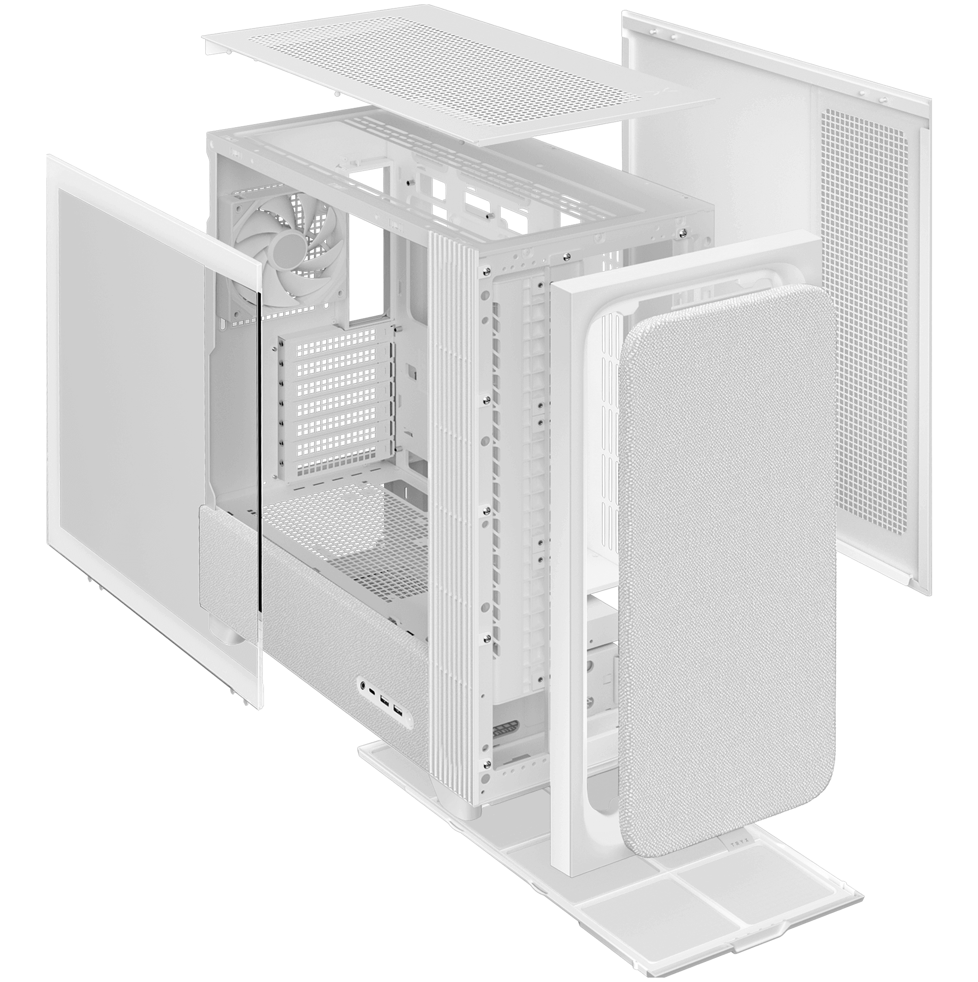 TRYX | FLOVA F50 Mid-Tower ATX Case Black