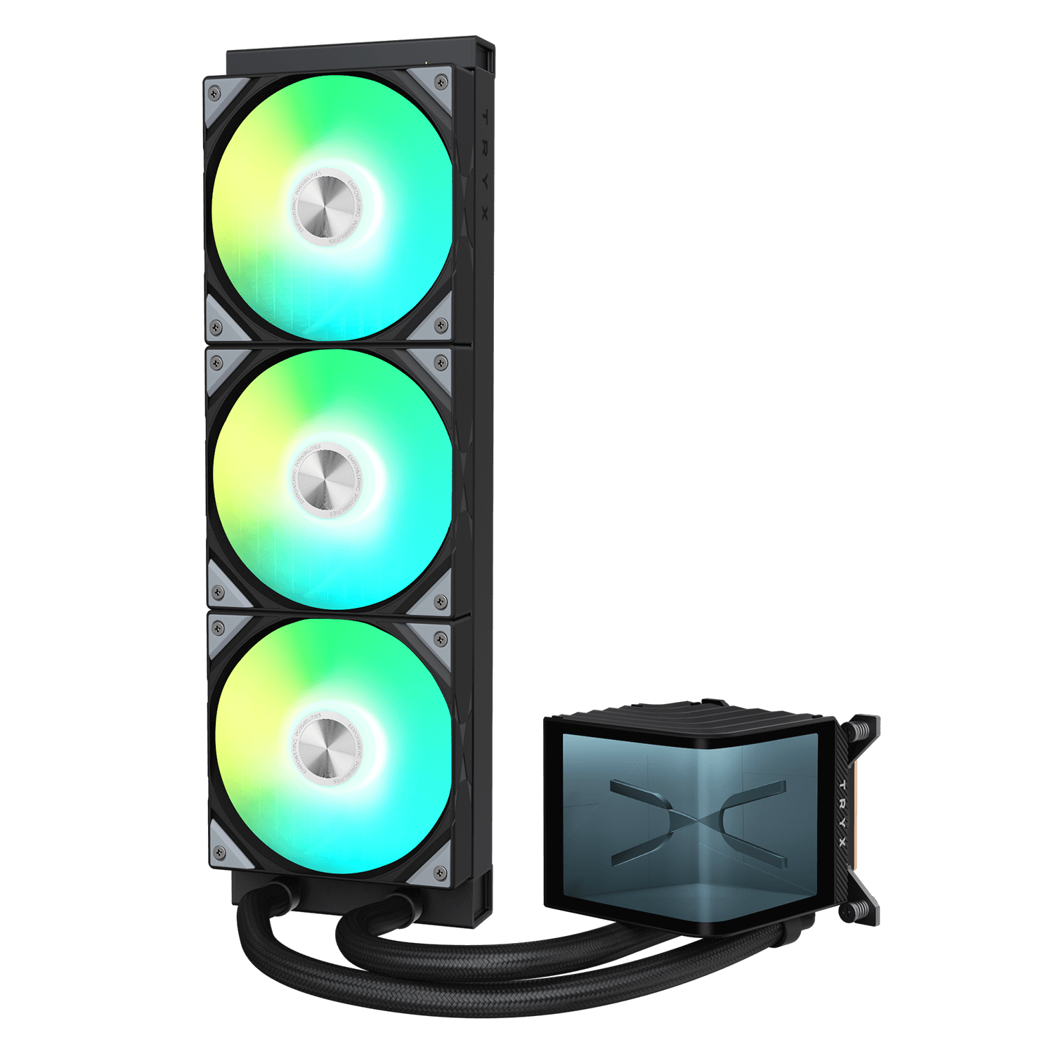 TRYX | PANORAMA ARGB 360mm Liquid Cooler Black