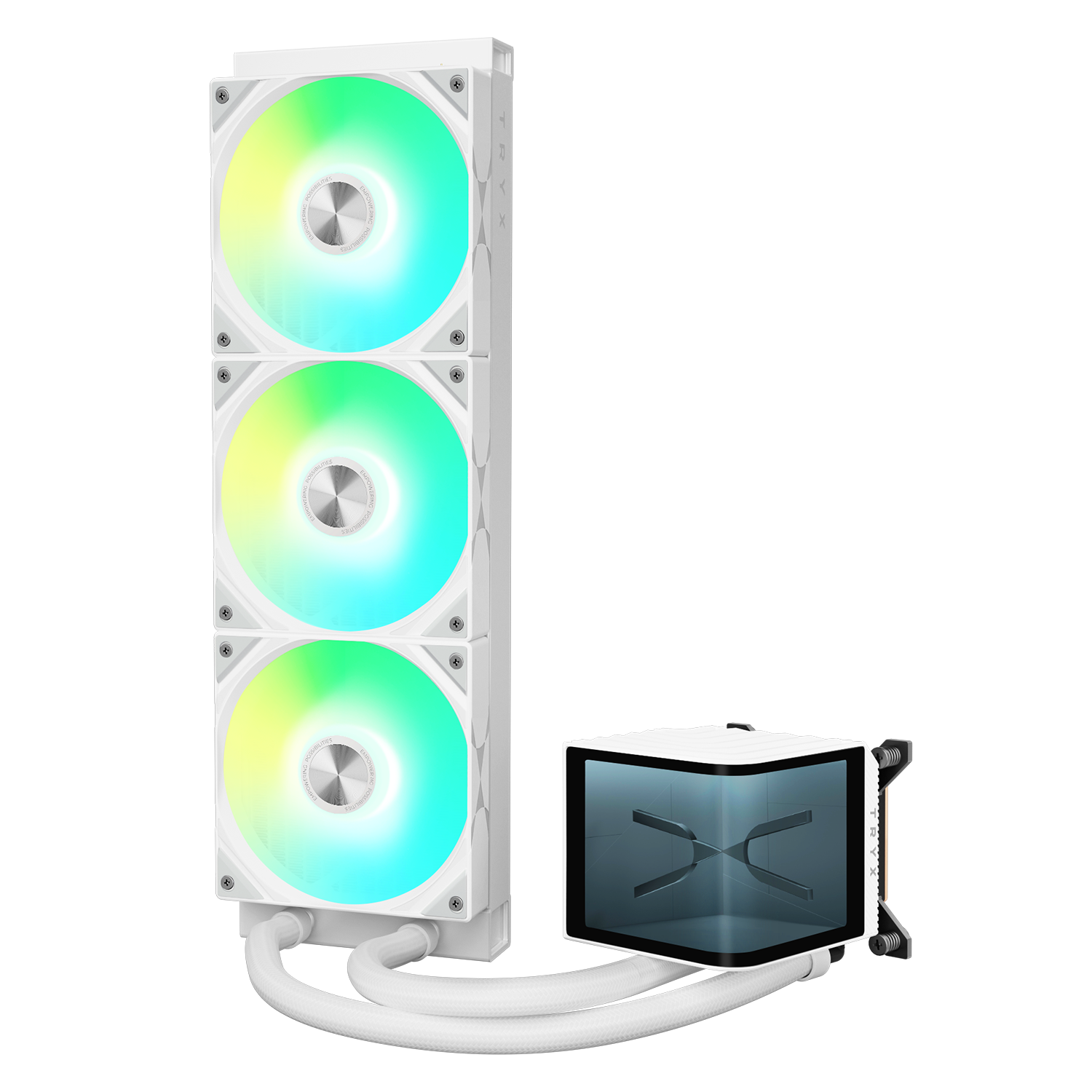 TRYX | PANORAMA ARGB 360mm Liquid Cooler White