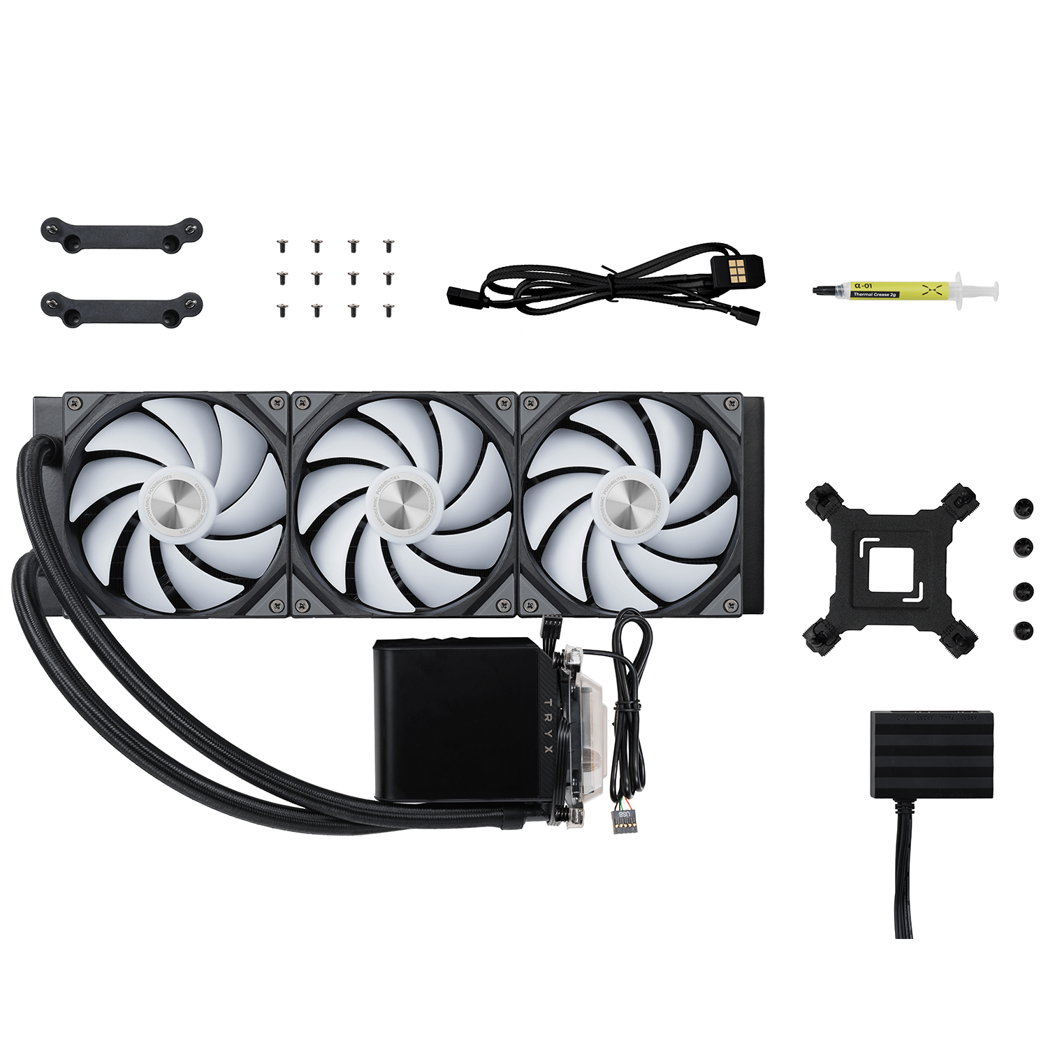 TRYX | PANORAMA ARGB 360mm Liquid Cooler Black